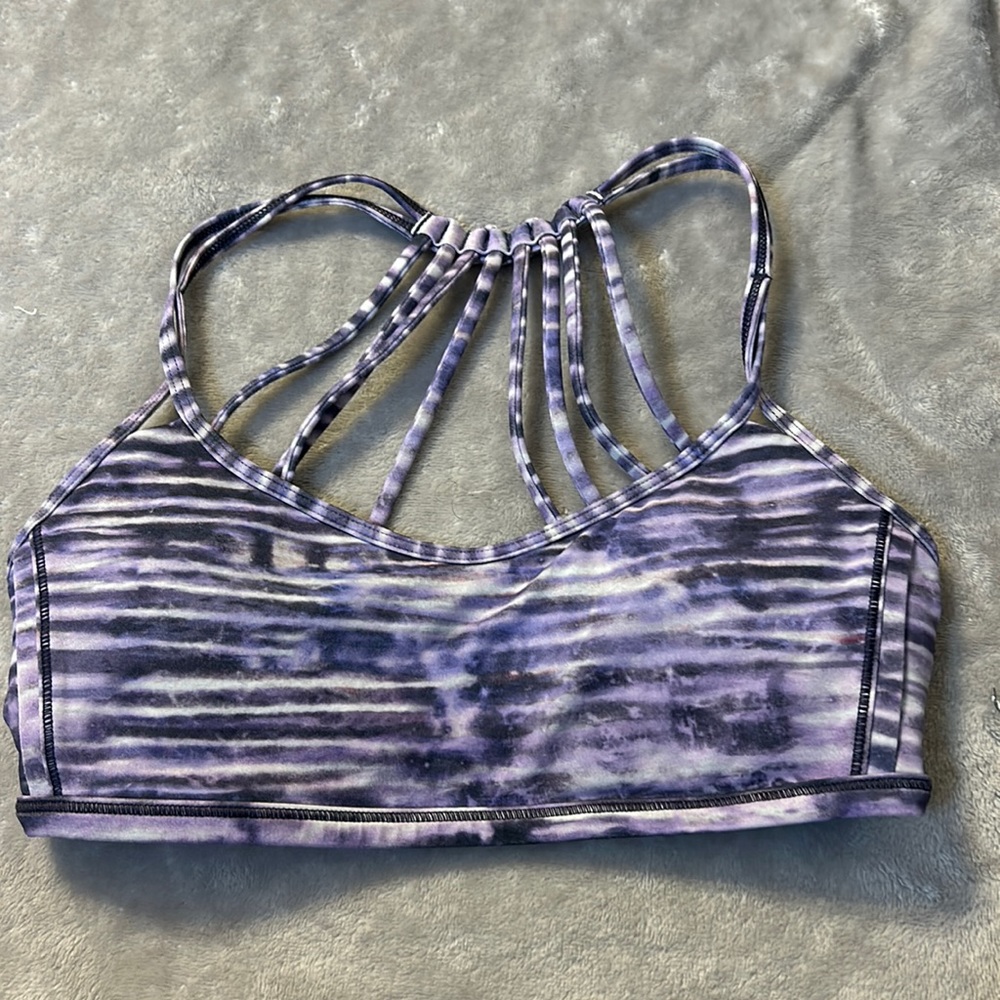 Lululemon Purple Lighten Up Bra - Gem